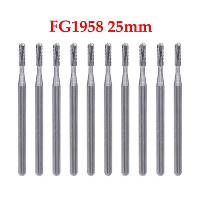 Dental High Speed Tungsten Steel Carbide Crown Metal Cutting Burs ...