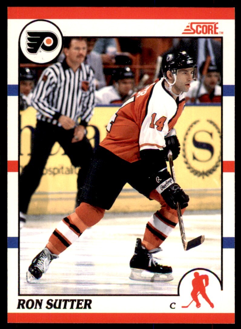 1990-91 Score Canadian Ron Sutter . Philadelphia Flyers #153 | eBay