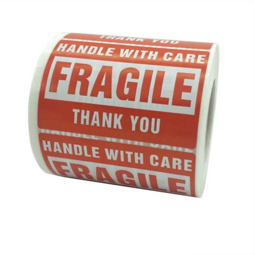 Fragile Stickers 2x3 3x5 Fragile Label Sticker Handle With Care Mailing ...