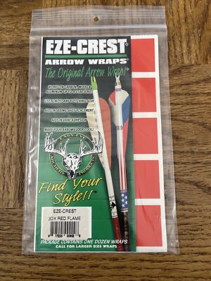 EZE-Crest Arrow Wraps Red Flame | eBay