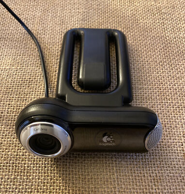 Logitech QuickCam Pro 9000 Web Cam Black 2MP Autofocus Excellent ...