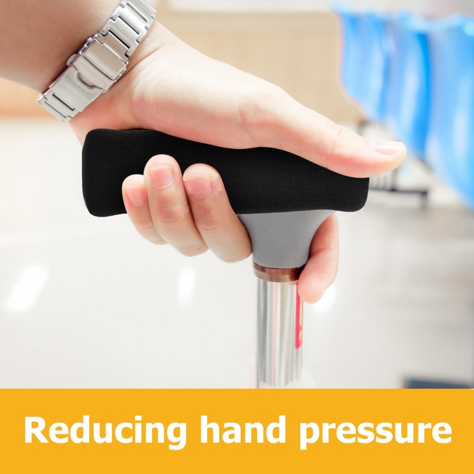 10 Pcs Cane Replacement Hand Grip Crutch Grips Anti-skid Handle Wraps ...