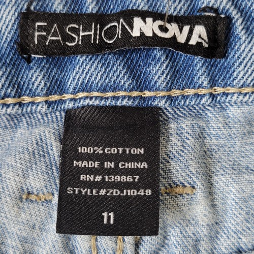 Fashion Nova Jeans Size 11 30X29 Blue Mom Balloon High Rise Baggy Loose ...