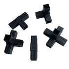 Square Tube Plastic Profiles Fitting Corner Connector Racking Fastener ...