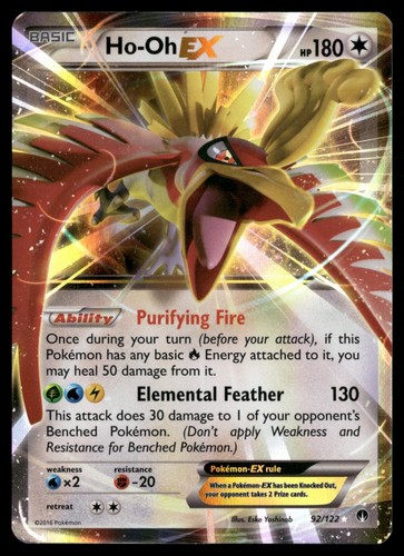 Ho-Oh EX Ultra Rare XY - BREAKpoint 92/122 | eBay