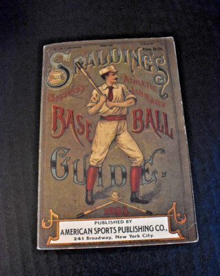 1895 Spalding's Official Baseball Guide - Reprint | eBay