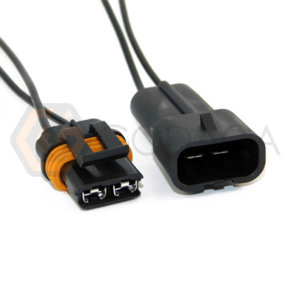 1x Connector Female and male 2-way for Fan Heater Blower Motor PT2304 ...