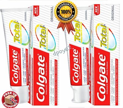 COLGATE TOTAL ORIGINAL TOOTHPASTE 125ML LARGE SIZE | eBay UK