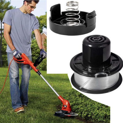 1 SET RS-136-BKP Trimmer Spool Line Grass Replacement For Black & Decker | eBay