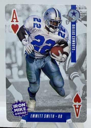 1994 U.S. Playing Cards Ditka's Picks Emmitt Smith Dallas Cowboys #A | eBay
