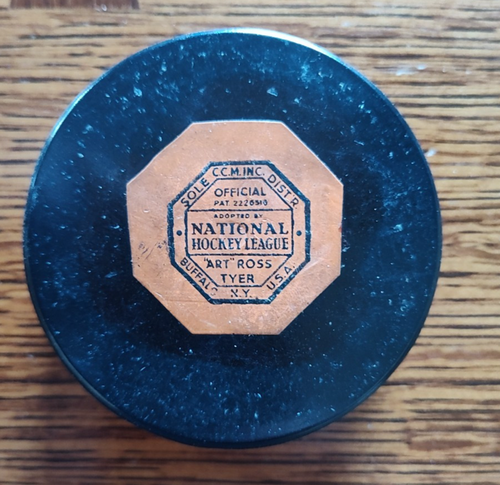 1950 -1958 NHL Art Ross Tyler 2-Sided Official National Hockey League ...