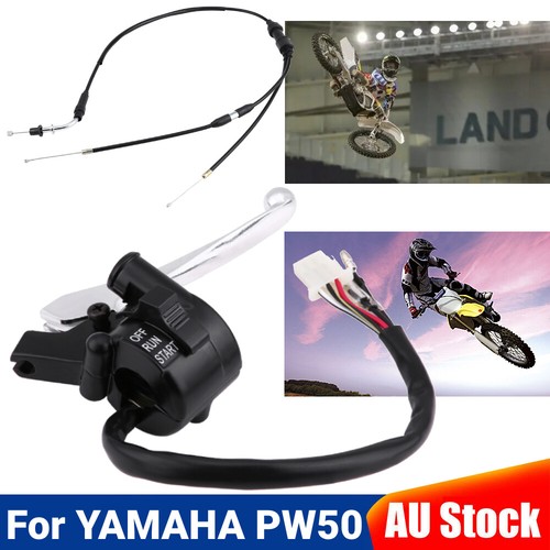 Brake Lever Grip Throttle Cable Peewee Pw 50 Switch For Yamaha Pw50 ...