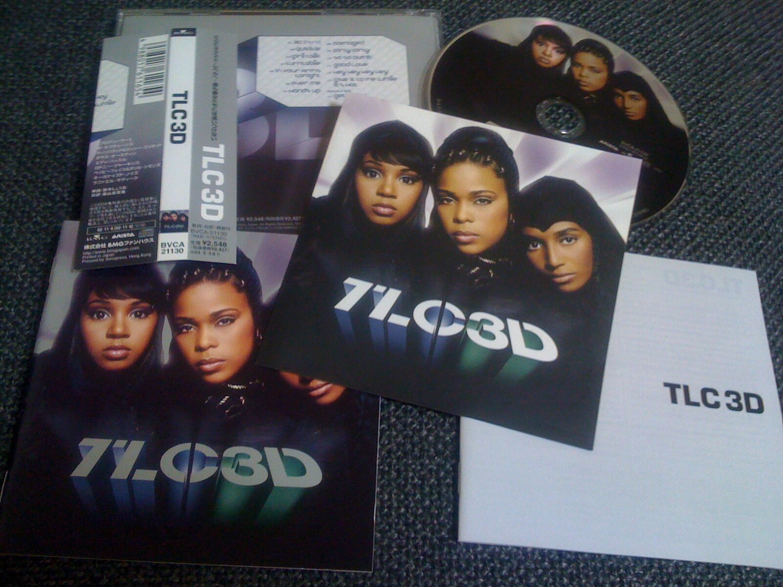 TLC / 3D /JAPAN LTD CD OBI sticker | eBay