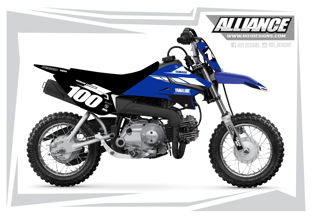 Graphics Kit for Yamaha TTR50 (2006-2023) TTR 50 TTR-50 STOCK FACTORY ...