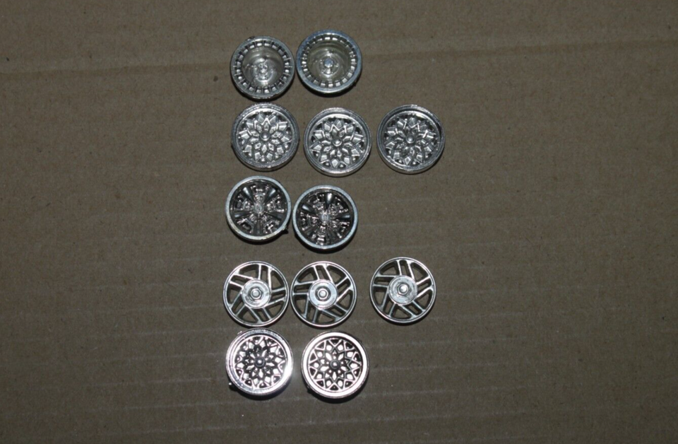 CAMARO & FIREBIRD TRANS AM 1:25 1:24 scale model WHEELS RIMS used parts ...
