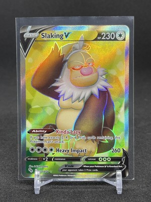 Pokemon TCG Slaking V Pokemon GO - 077/078 Full Art Ultra Rare | eBay