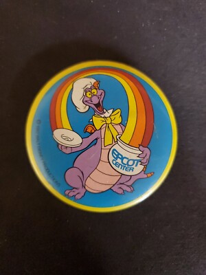 Vtg FIGMENT Walt Disney World Epcot Center RARE 1982 Round TIn Tray ...