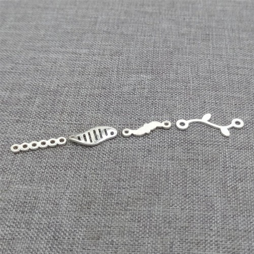 20pcs of 925 Sterling Silver Small Charm Connectors for Bracelet ...