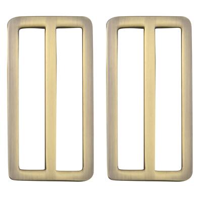 50mm/2" Metal Slider Tri Glide Buttons Webbing Strap Adjustable Buckle ...