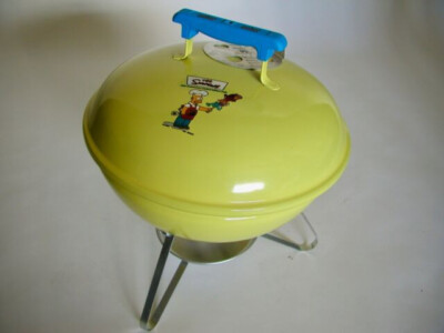 Weber Simpsons 10th Ann. Limited Edition Smokey Joe charcoal grill ...