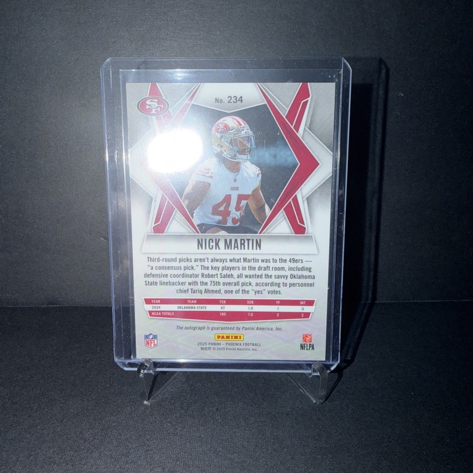 2025 Panini Phoenix - Rookies Nickolas Martin #234 Silver Pandora (RC ...