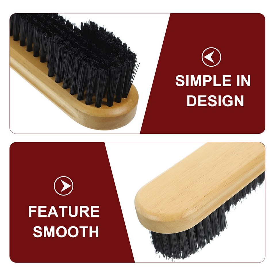 2 Pcs Wood Handle Pool Table Brush Billiard Table Rail Cleaning Tool ...