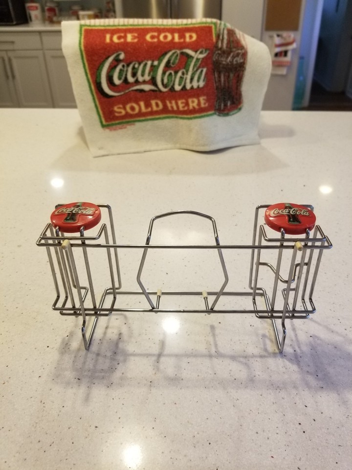 Vintage 1990s Coca-Cola, Chrome Diner Condiment Rack, Napkin Holder, 9 ...