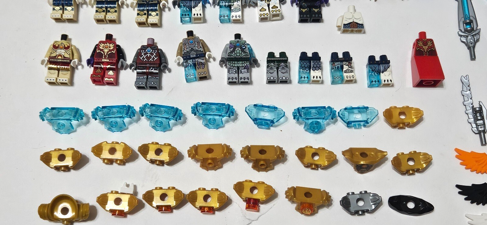 Lego Chima Minifigure Lot Minifigures Weapons Masks Accessories | eBay