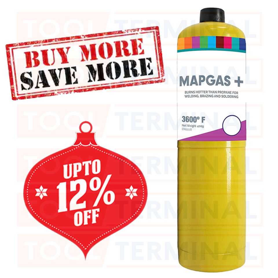 Yellow MAPP / MAP Pro Gas Cylinder 400g Disposable Bottle | eBay