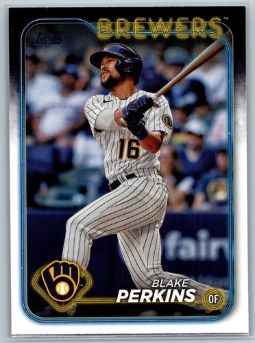 2024 Topps Series 2 - #663 Blake Perkins Milwaukee Brewers MLB Baseball ...