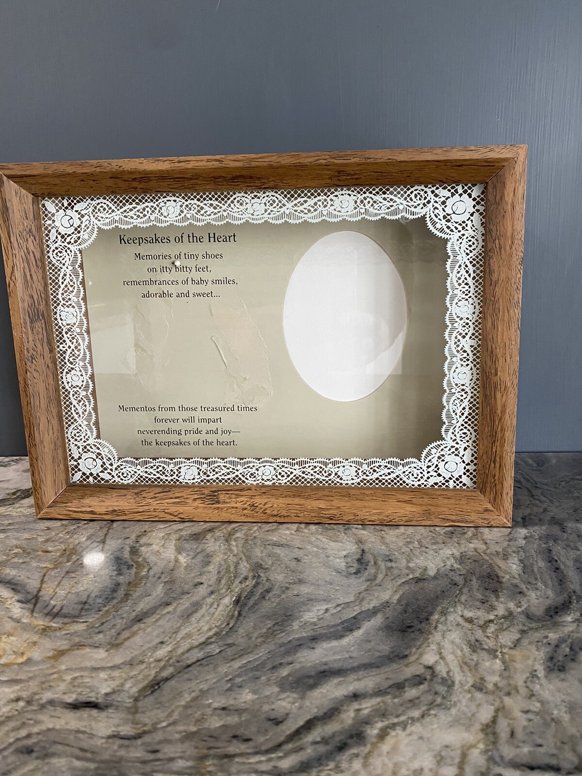 Baby Shoes Shadow Box And Picture Frame | eBay