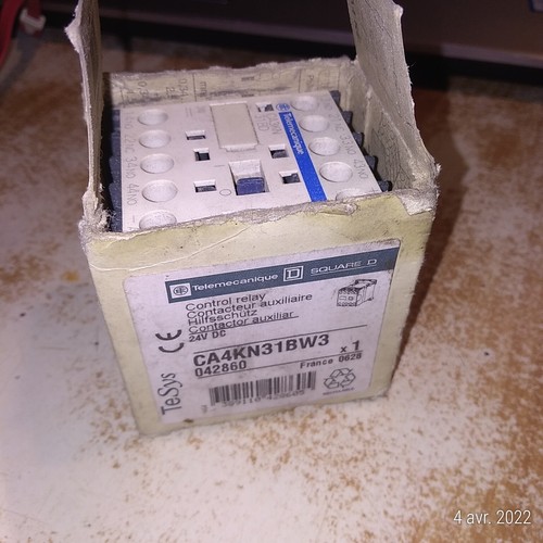 Contacteur Schneider CA4KN ref: CA4KN31BW3 10A bobine 24vDC | eBay