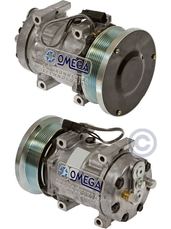 NEW AC A/C Compressor Replaces: Sanden / Carterpillar 4769, 4301, 163 ...