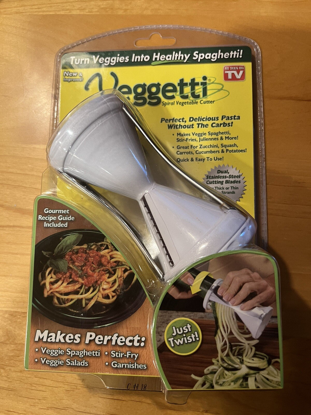 Vegetti Spiral Vegetable Slicer Cutter Makes Veggie Pasta - Brand New ...