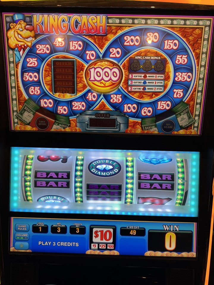 AUTHENTIC KING CASH SLOT MACHINE IGT S3000 (BONUS SIMILAR TOP DOLLAR ...