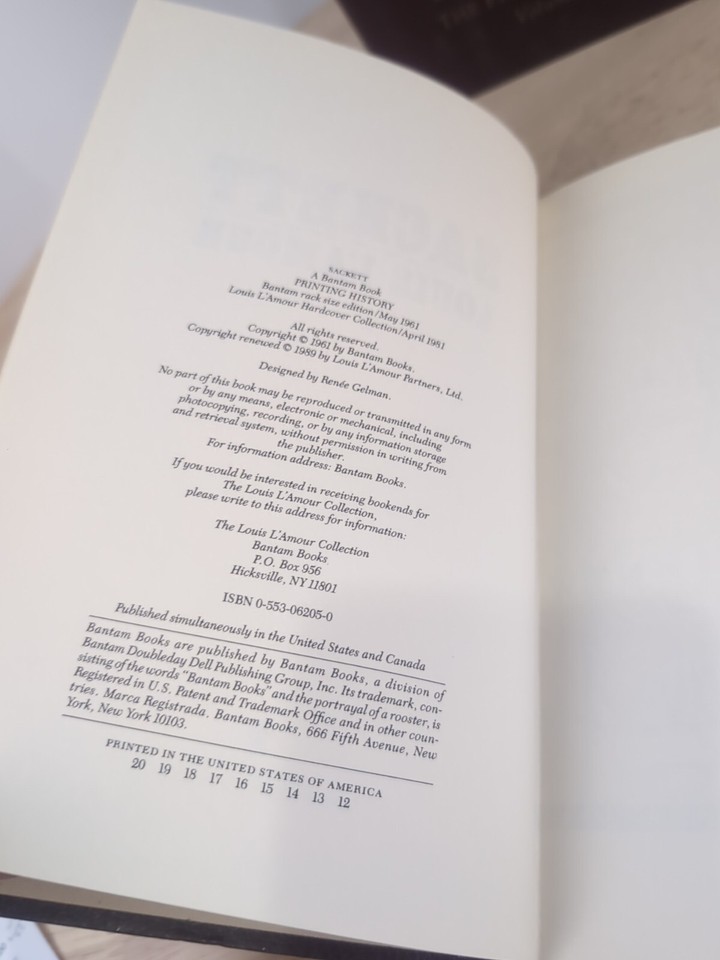 Sachett Louis Lamour And The Collected Short Stories Frontier Stories ...