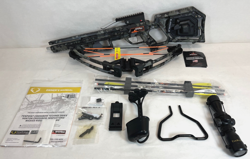 Wicked Ridge Invader 400, ACUdraw 50, Pro-View Scope Crossbow Camo ...