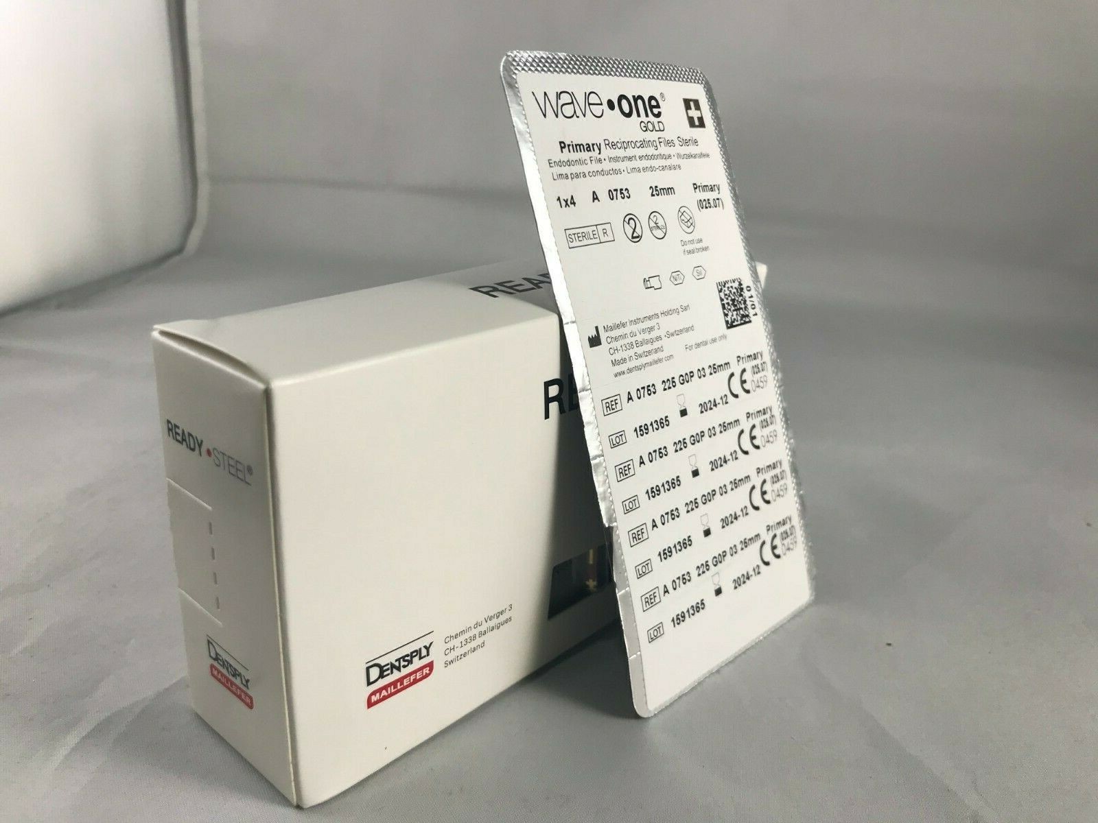 Waveone Gold Yellow, Red, Green, White RECIPROCATING Dentsply 4 files ...