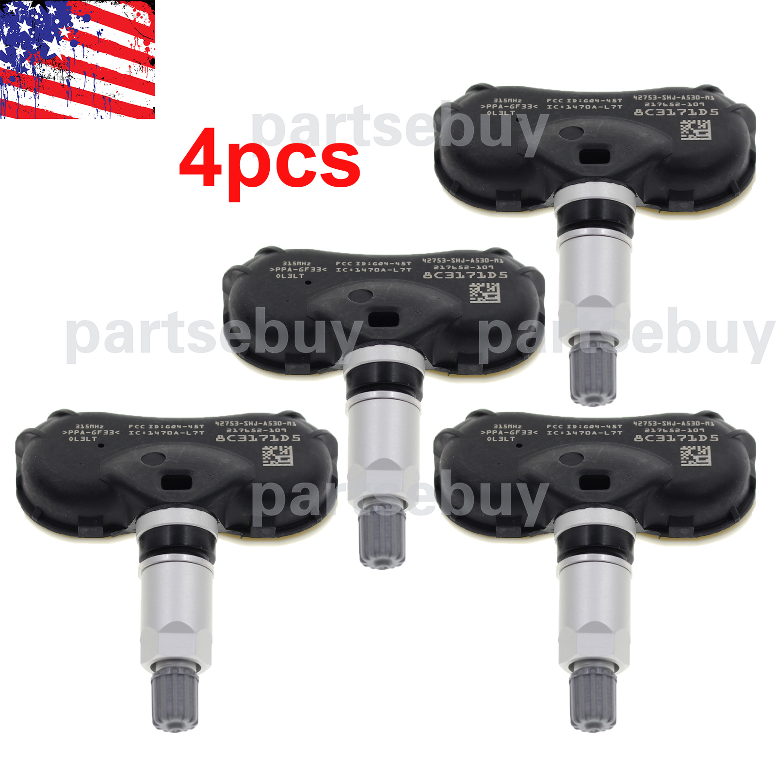 TPMS Tire Pressure Sensor For Honda Ridgeline Pilot Odyssey Acura 42753 ...