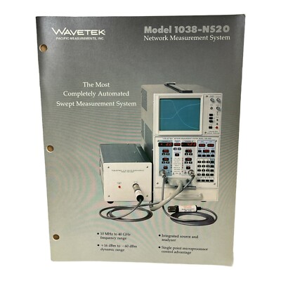 Manuals & Books - Wavetek Model