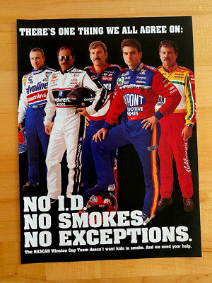 1999 Vintage Ad NASCAR DRIVERS Earnhardt Sr Terry Labonte Gordon Martin ...