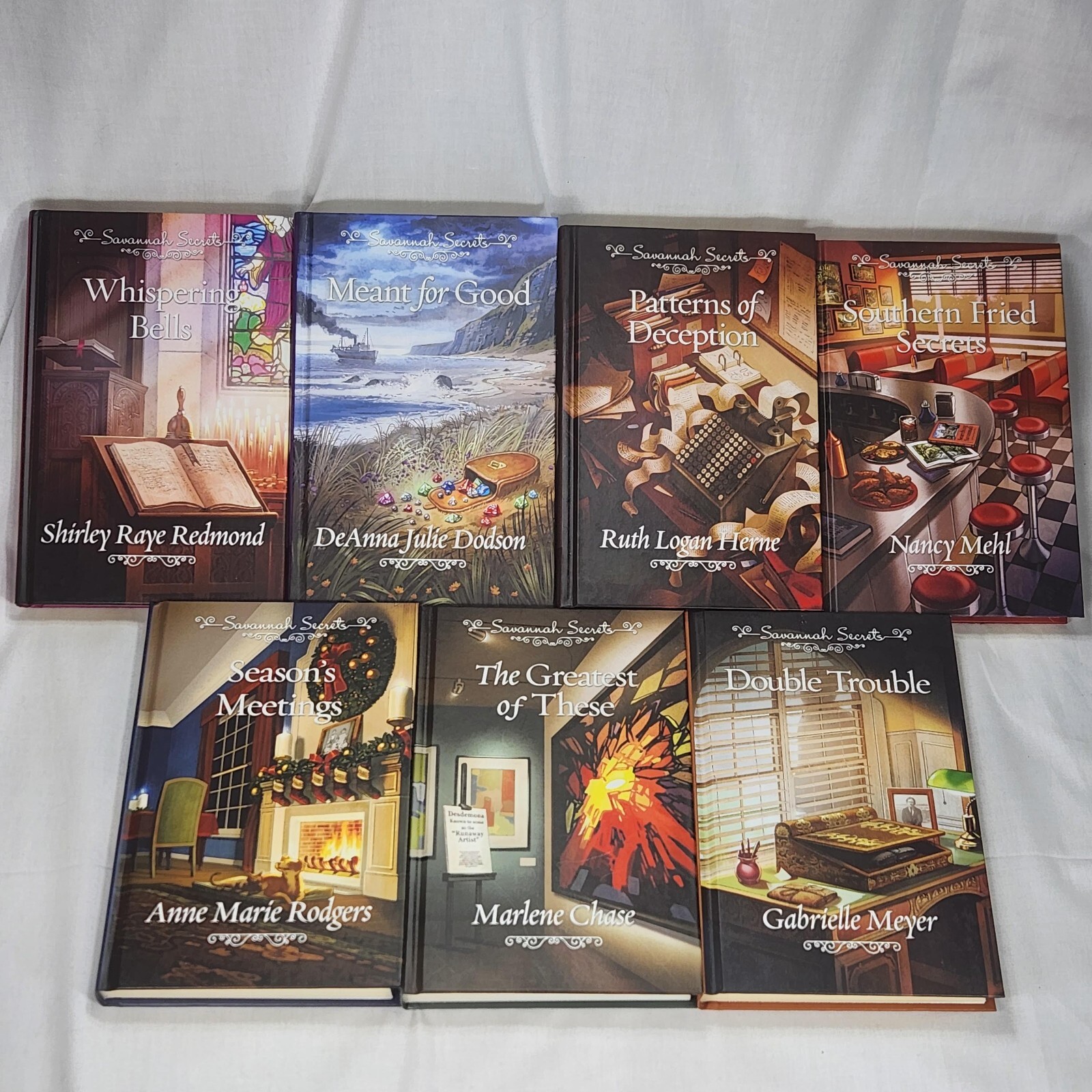 Lot of 7 Guideposts Savannah Secrets Novels HC Hardcover Excellent ...