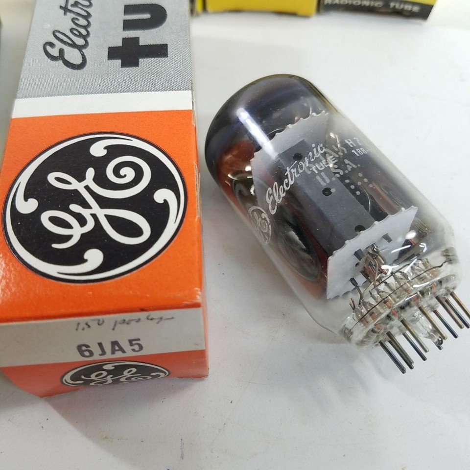 Lot 15 Vtg Vacuum Tubes 3DG4 5U4GB 6 DQ5 6JA5 6KD6 6MF8 6GE5 6GJ5A 6JH5 ...