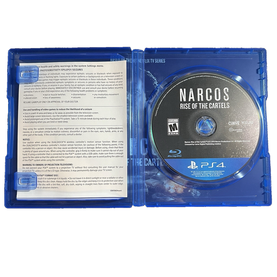 Narcos: Rise of the Cartels PS4 (2020) – Complete CIB – Disc, Case ...