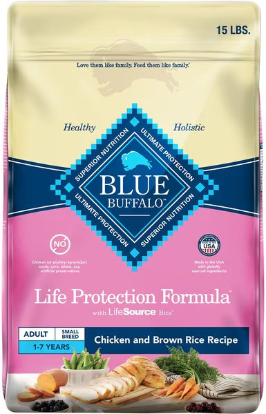 Blue Buffalo Life Protection Formula Chicken Brown Rice Adult Dry Dog ...