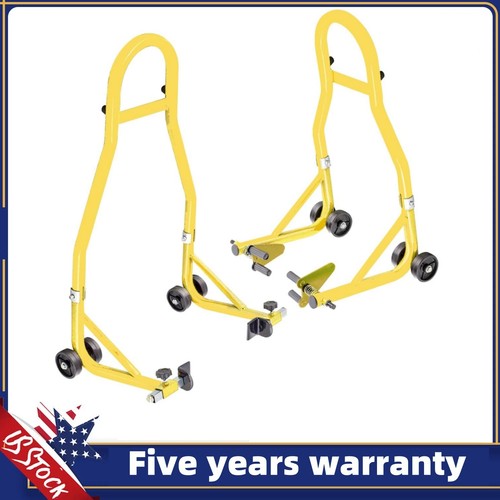 2PACK Heavy Duty Motorcycle Stand Lift 900Lbs Capacity Front & Rear ...