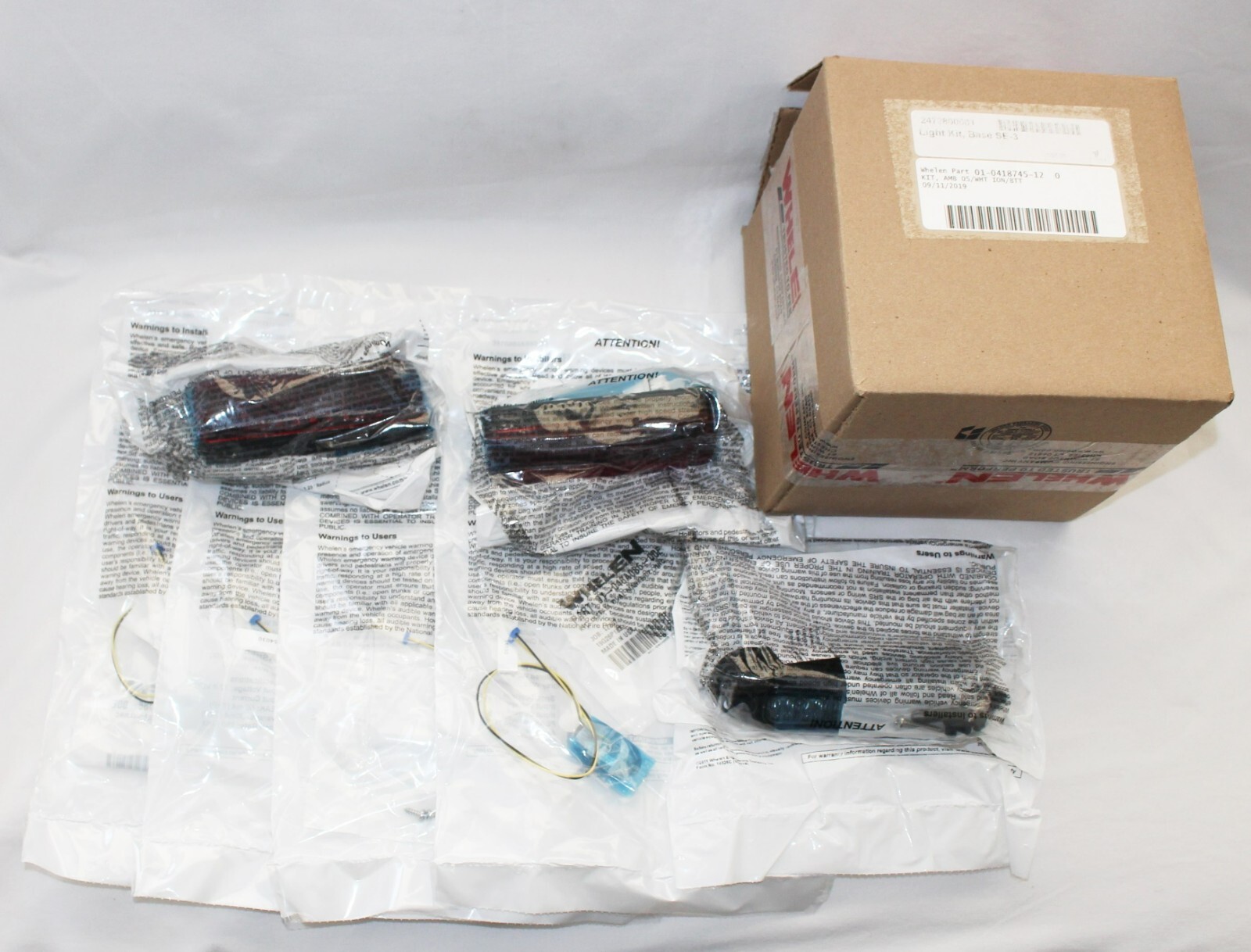 NEW Amber/White Light Kit Segway SE-3 Patroller Complete Whelen | eBay