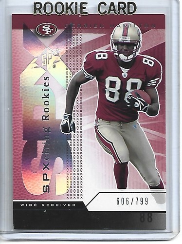 2004 SPX Football #181 Derrick Hamilton Rookie Card-49ers (606/799) | eBay