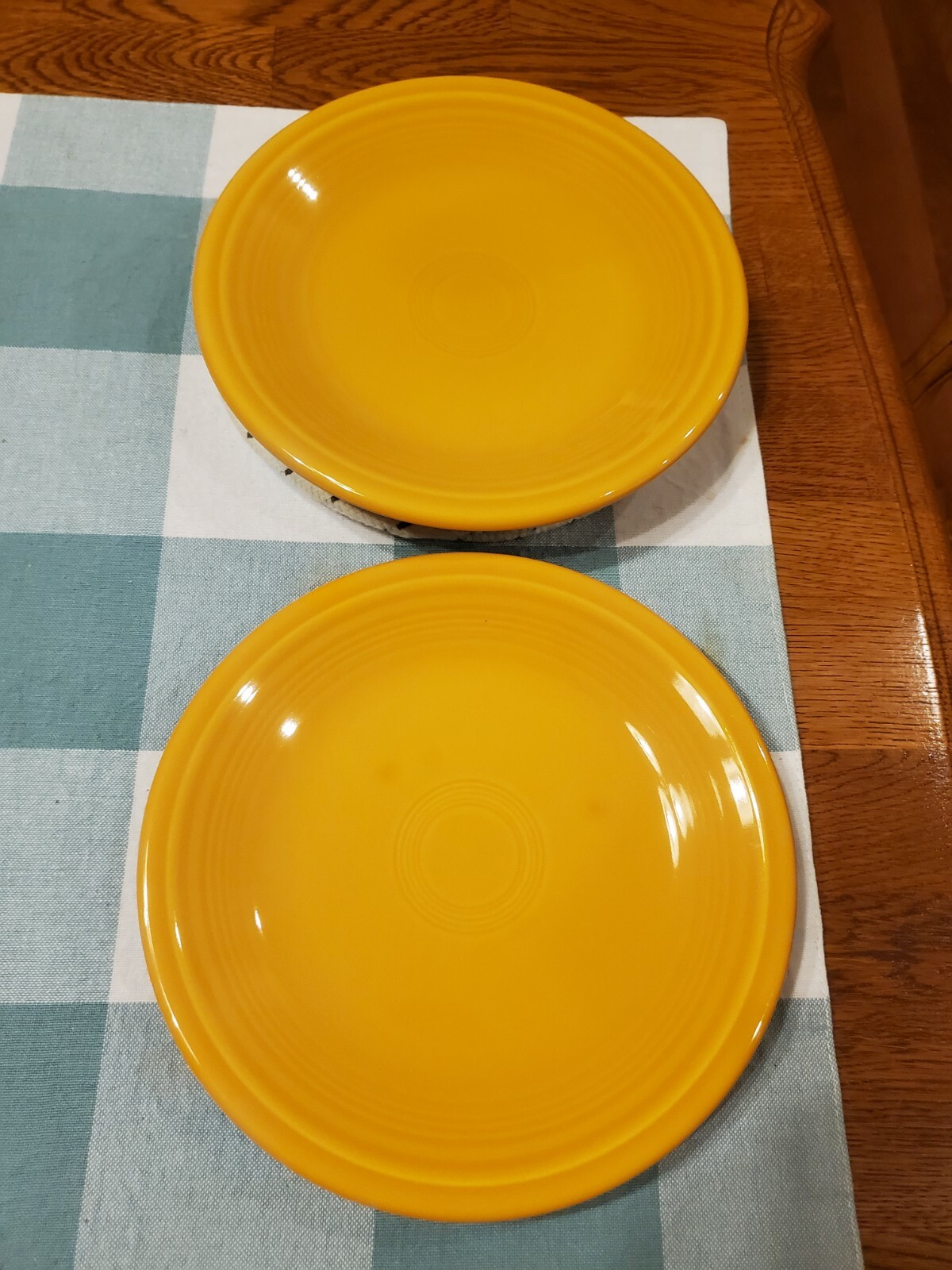 FIESTA MARIGOLD SALAD PLATES LOT OF 2 | eBay