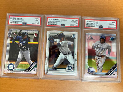 BASEBALL CARD LOT: 3 Card PSA Graded | eBay